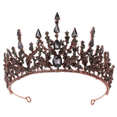 Retro Bronze Crystal Tiara – Vanity Glam